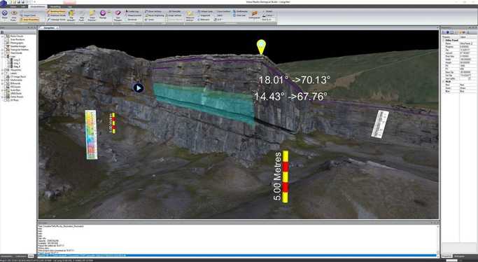 Digital outcrop modelling in VRGS